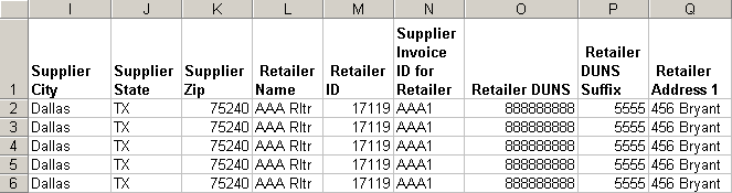 sample - deliv inv - delivery invoice csv